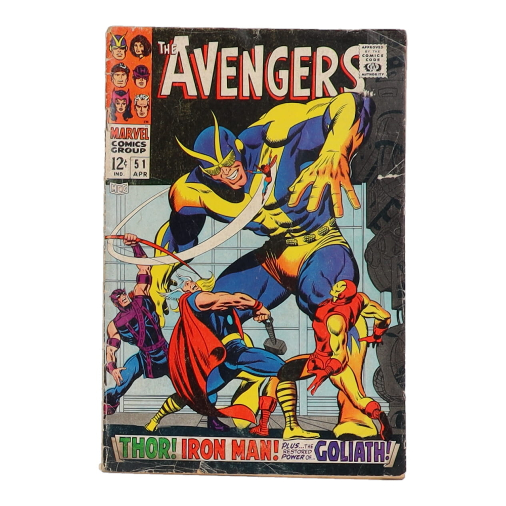 1967 "The Avengers" #51 Vintage Marvel Comic Book | Pristine Auction