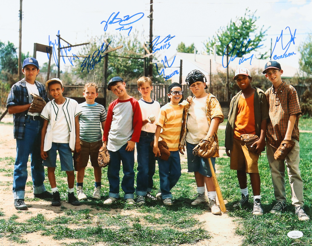 "The Sandlot" 16x20 Photo Cast Signed By (7) with Grant Gelt, Chauncey ...