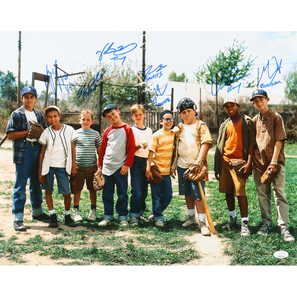 "The Sandlot" 16x20 Photo Cast Signed By (7) with Grant Gelt, Chauncey ...