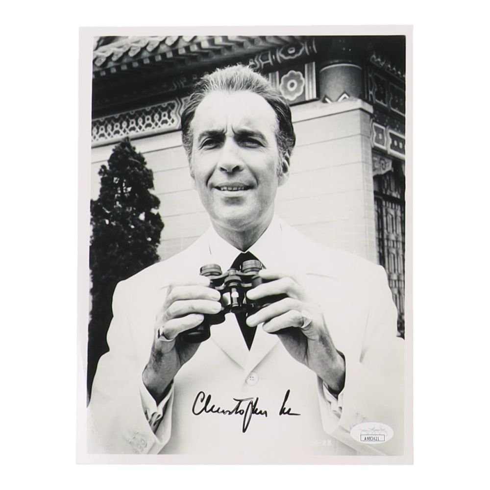 Christopher Lee Signed "James Bond 007: The Man with the Golden Gun ...