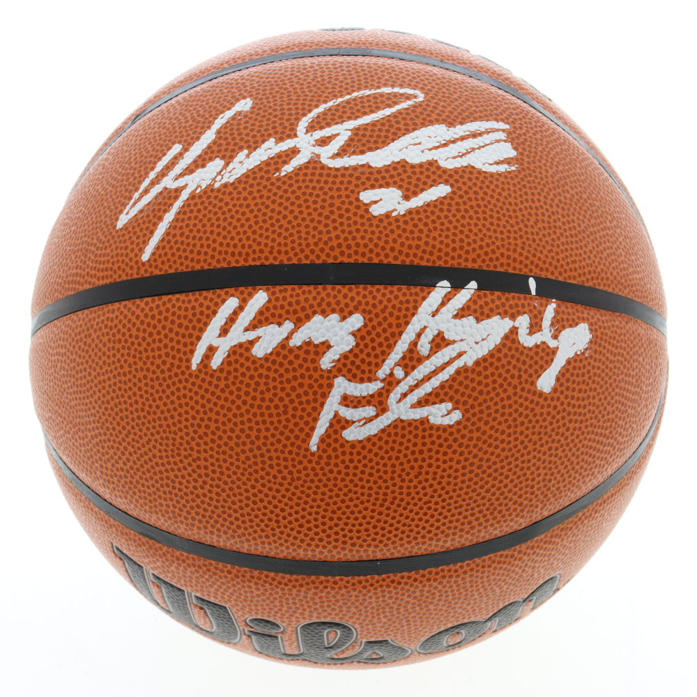 Dominique Wilkins Signed NBA Basketball Inscribed "Human Highlight Film ...