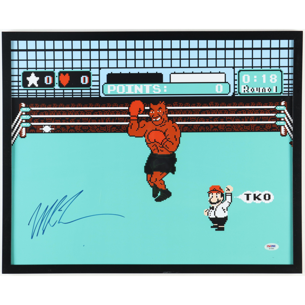 Mike Tyson Signed "Punch-Out!!" Custom Framed Photo Display (PSA ...