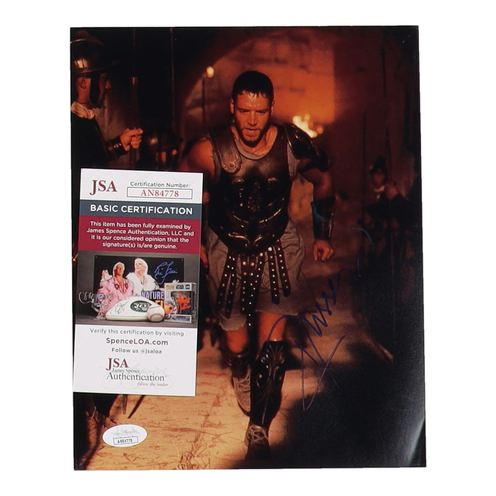 Russell Crowe Signed "Gladiator" 8x10 Photo (JSA) | Pristine Auction
