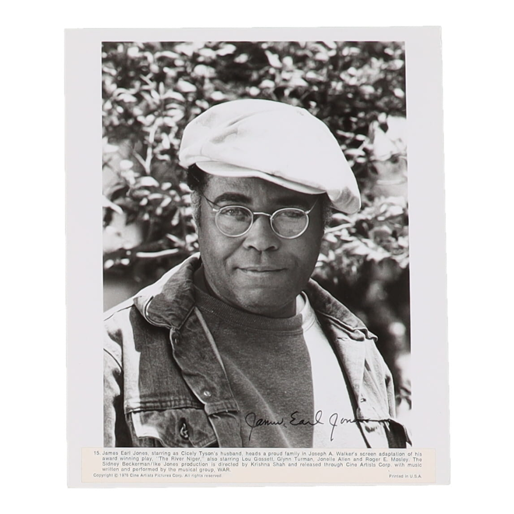James Earl Jones Signed "The River Niger" 8x10 Photo (JSA) | Pristine ...