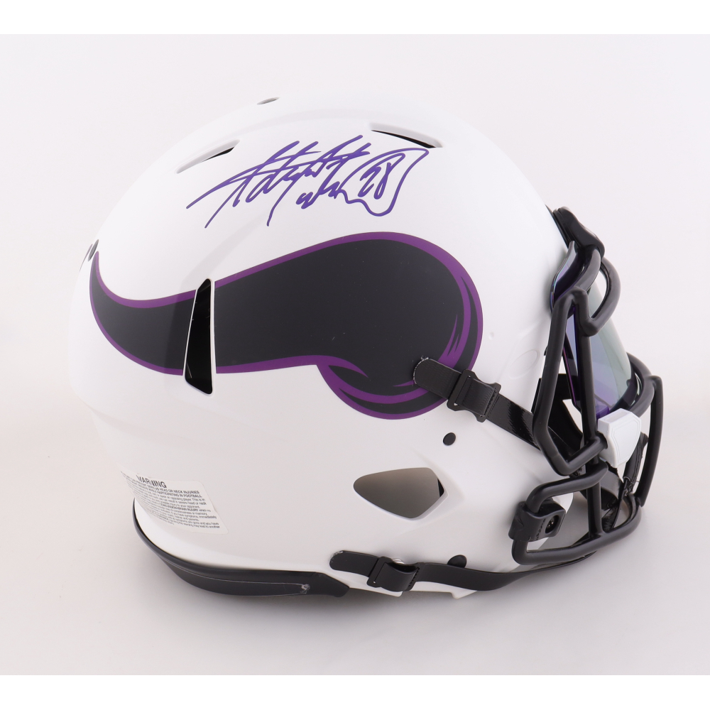 Adrian Peterson Signed Vikings Full-Size Authentic On-Field Lunar ...