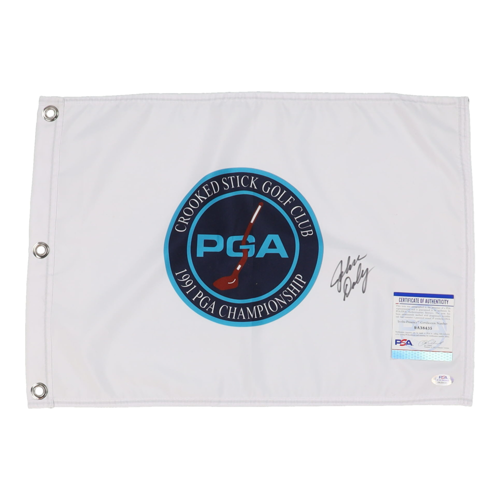 John Daly Signed 1991 PGA Championship Flag (PSA) | Pristine Auction
