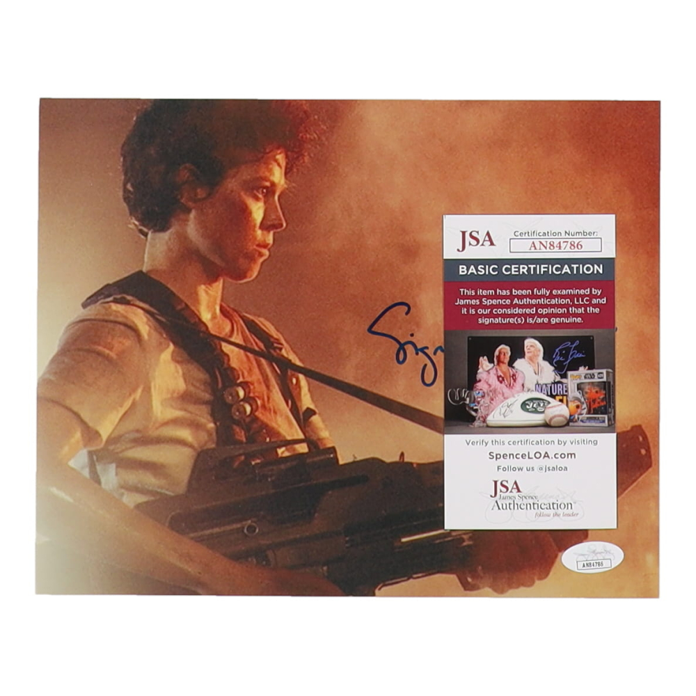 Sigourney Weaver Signed "Aliens" 8x10 Photo (JSA) | Pristine Auction