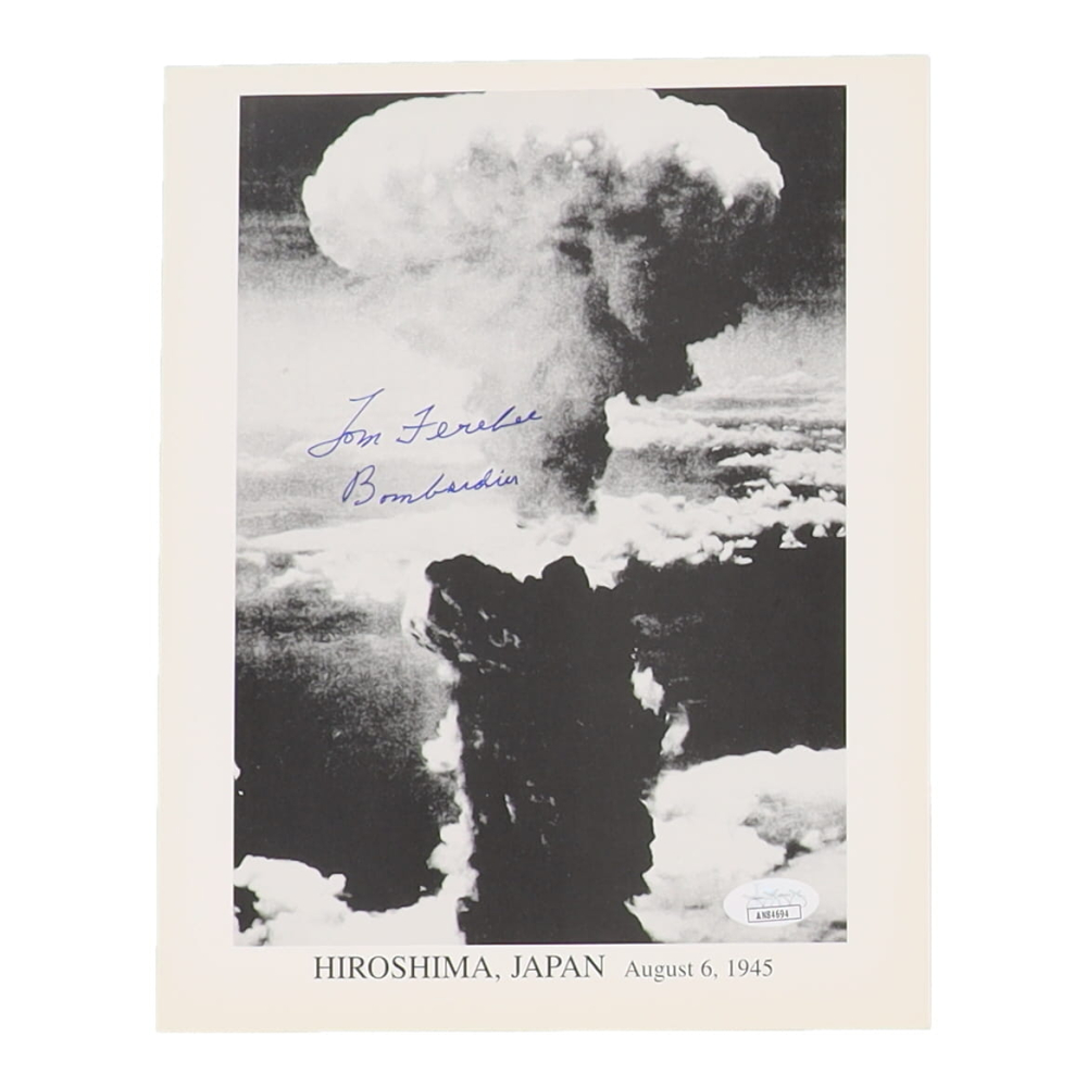 Thomas Ferebee Signed 8x10 Photo Inscribed "Bombardier" (JSA ...