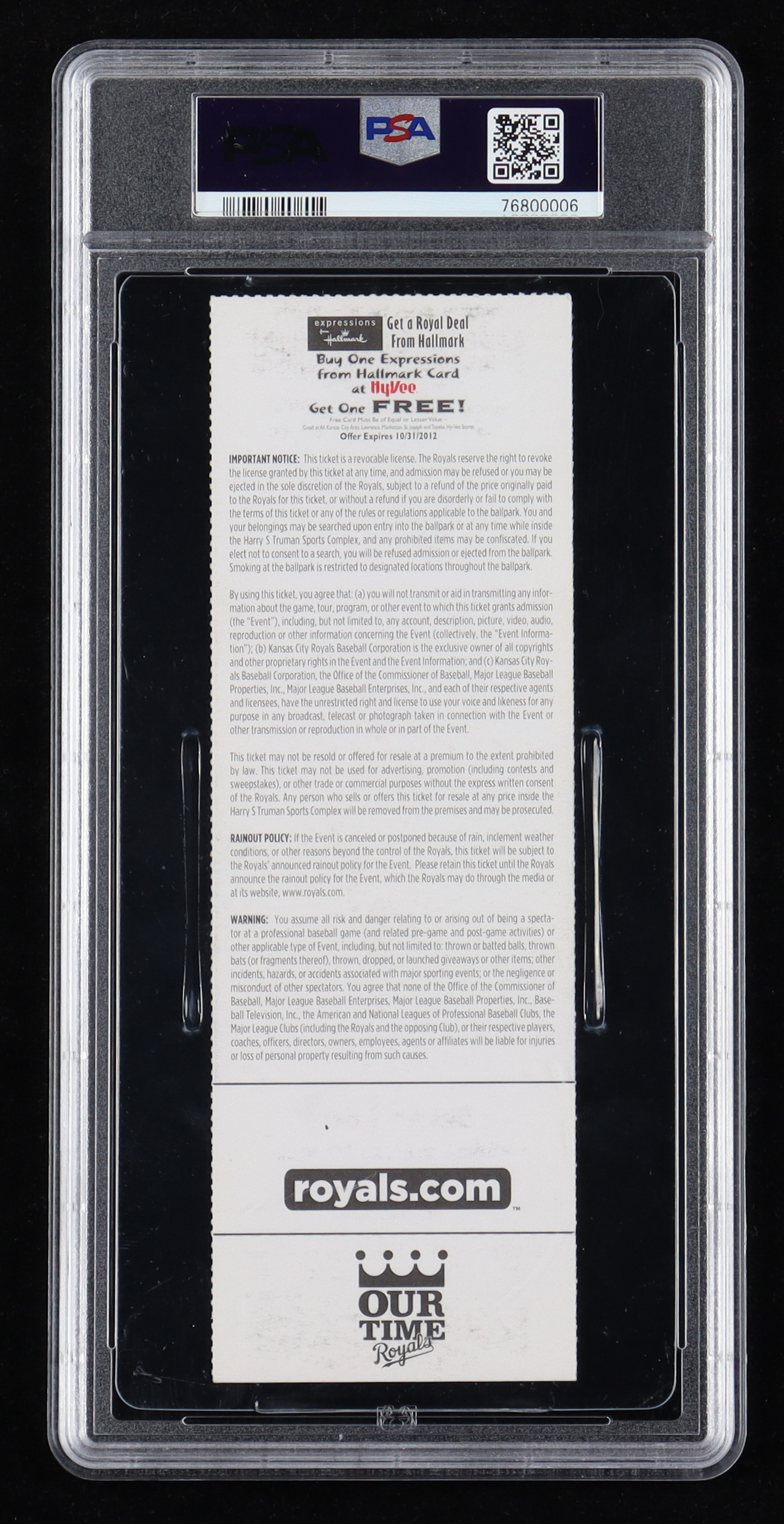 Miguel Cabrera Signed Complete Set of (3) High-Grade 2012 Triple Crown ...