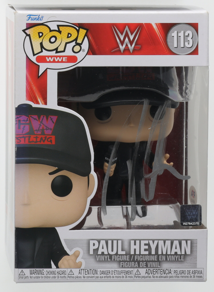 Paul Heyman Signed "WWE" #113 Funko Pop! Vinyl Figure (PSA) | Pristine ...