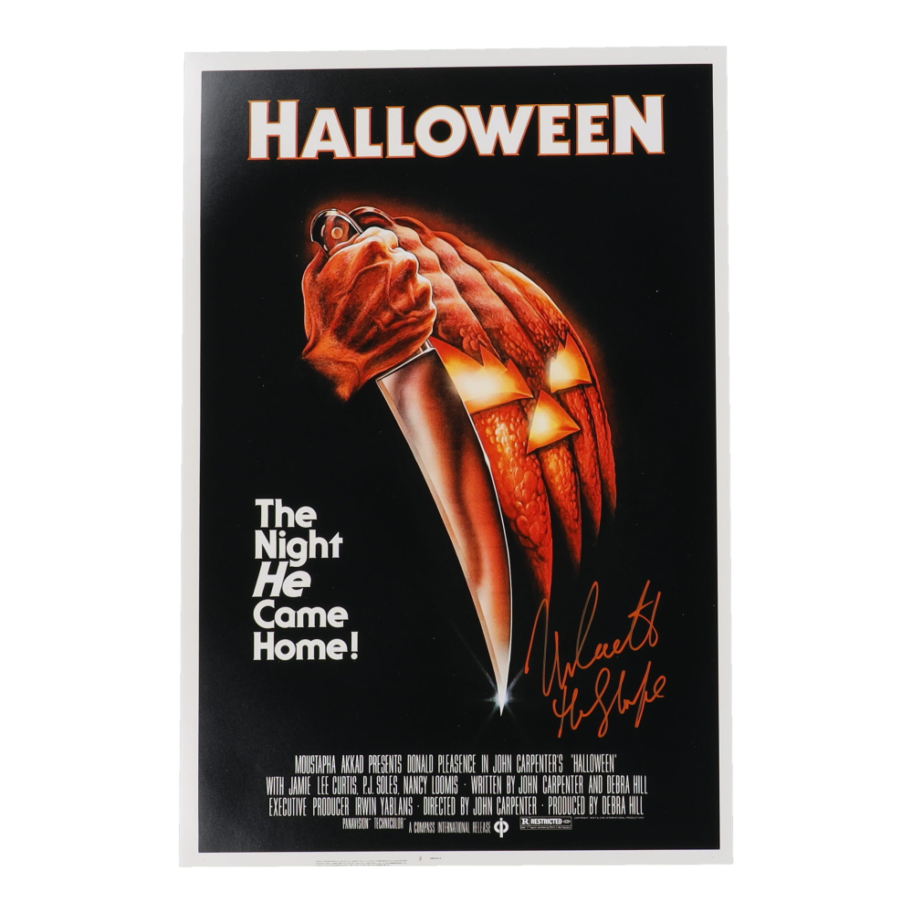 Nick Castle Signed "Halloween" 11x17 Photo Inscribed "The Shape" (ACOA ...