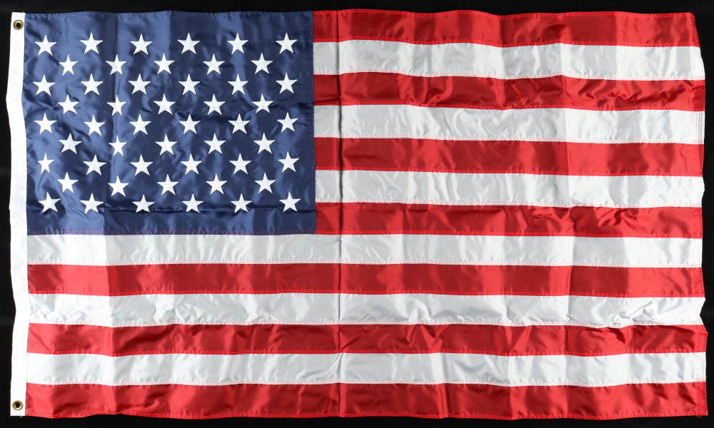 American Flag Flown Over the Capitol For The 40th Anniversary of Star ...