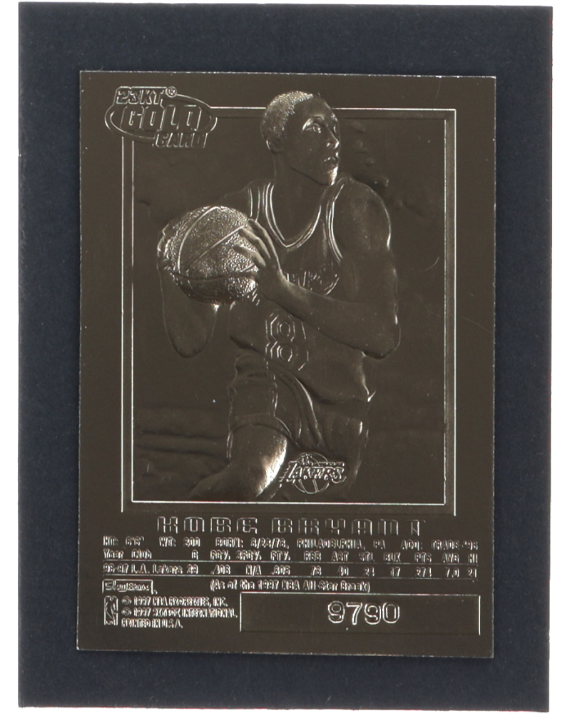 Kobe Bryant 1996-97 Skybox E-X2000 Sky Blue 23Kt Gold RC | Pristine Auction