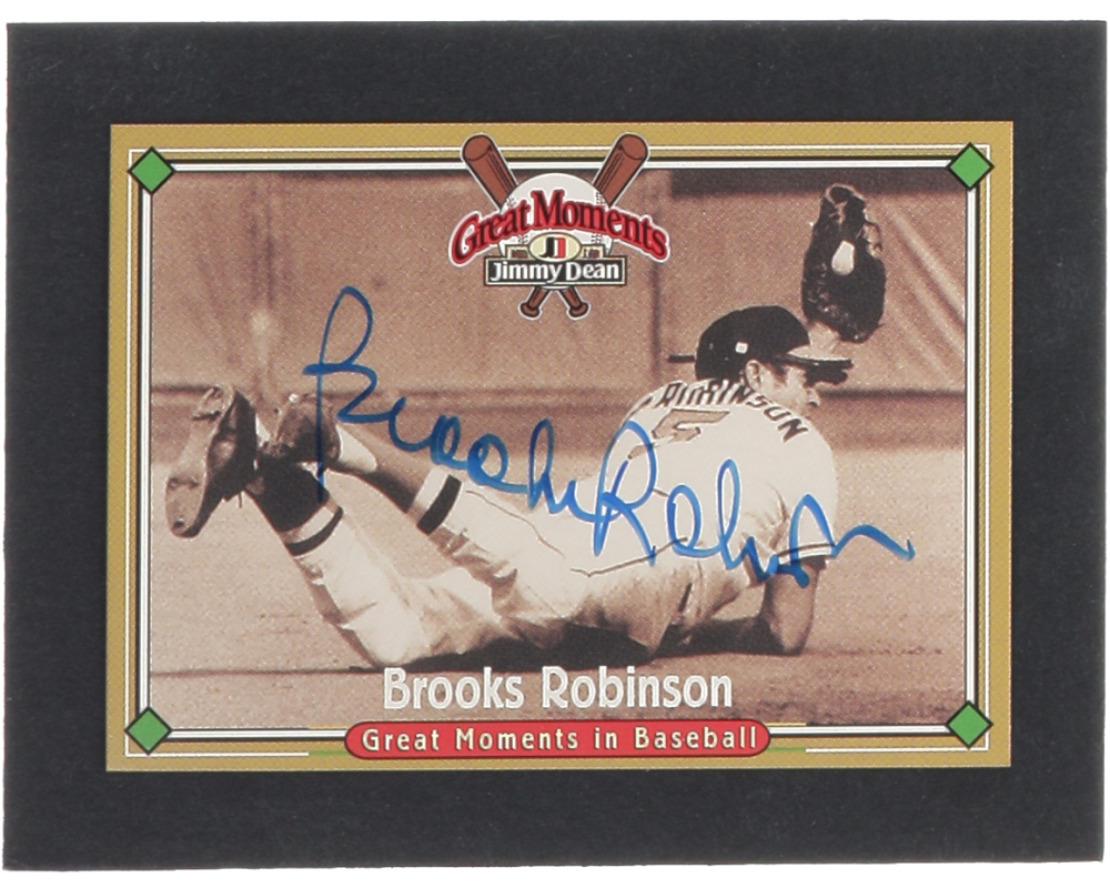 Brooks Robinson 1997 Jimmy Dean #NNO Autograph | Pristine Auction