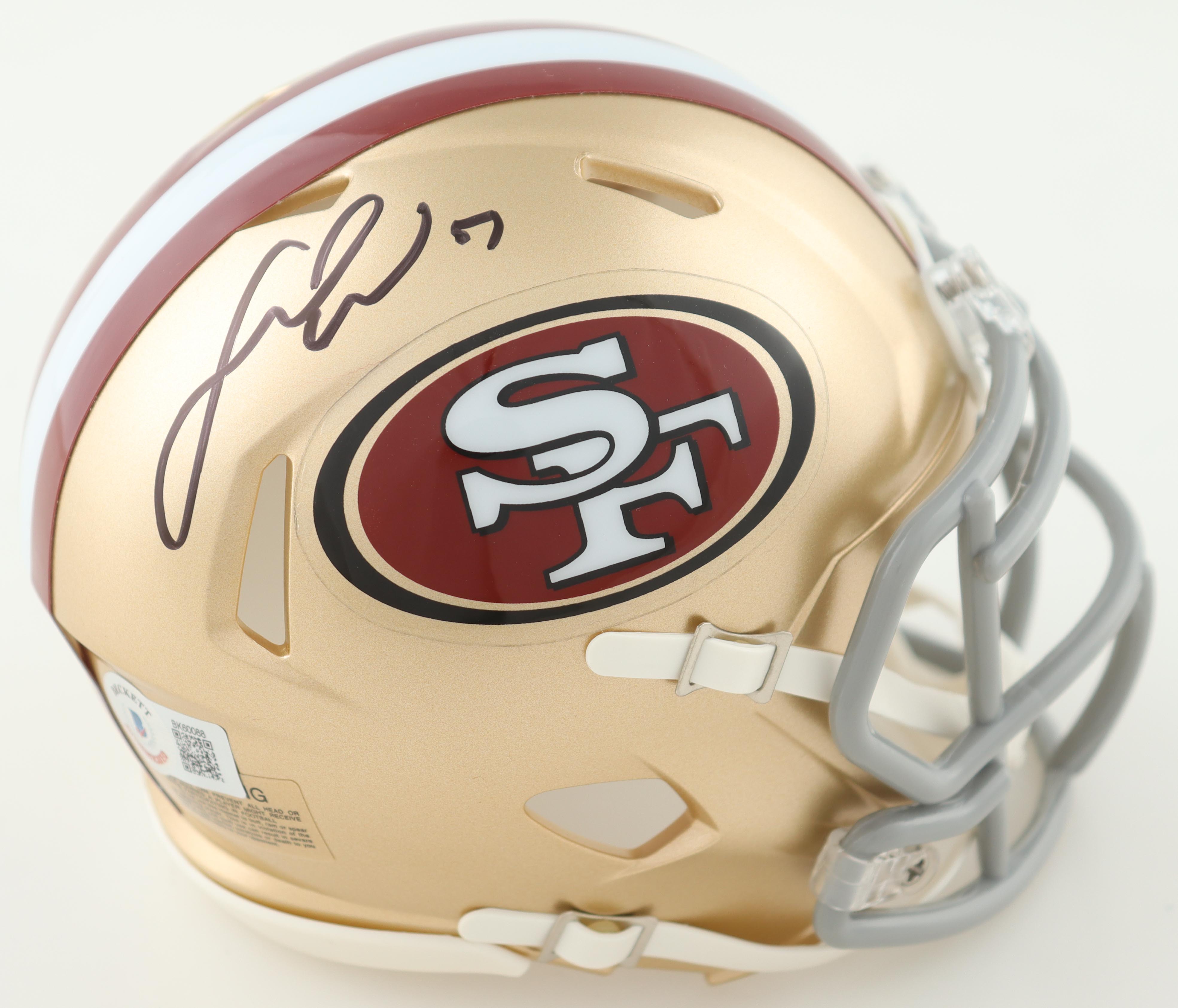 Fred Warner Signed 49ers Speed Mini Helmet (Beckett) | Pristine Auction