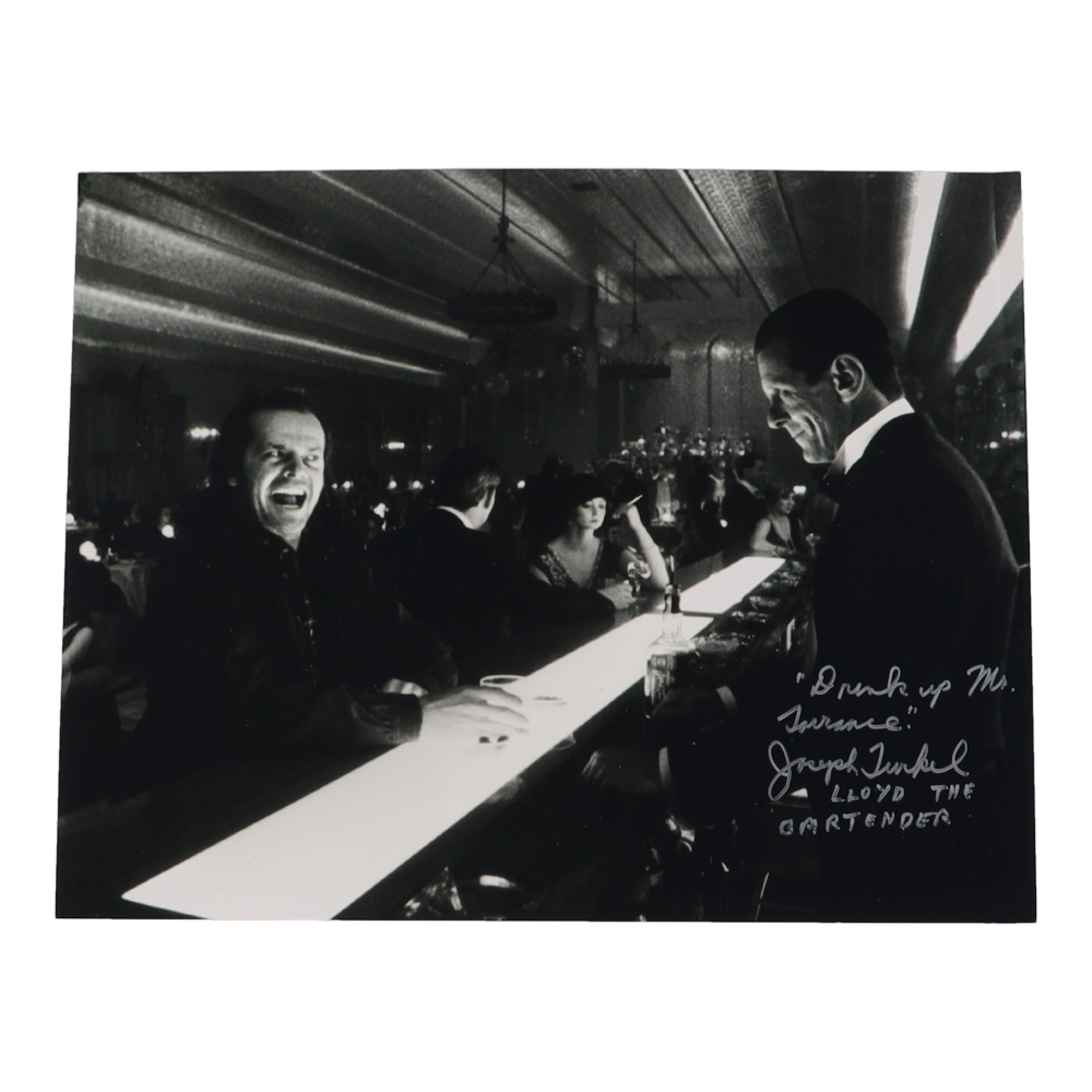 Joseph Turkel Signed "The Shining" 16x20 Photo Inscribed "Lloyd The ...