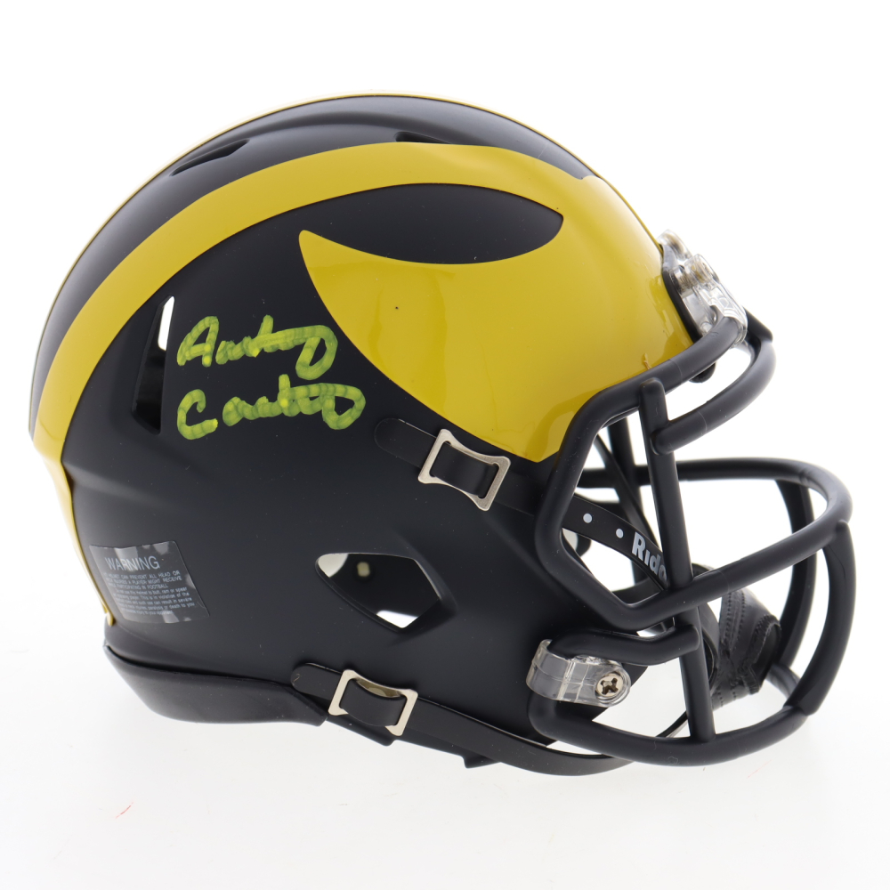 Anthony Carter Signed Michigan Wolverines Speed Mini Helmet (JSA ...