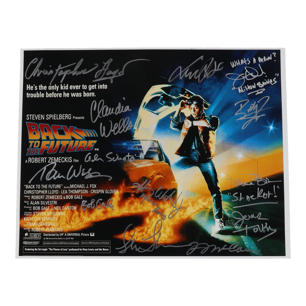 "Back To The Future" 16x20 Photo Signed by (13) with Michael J. Fox ...