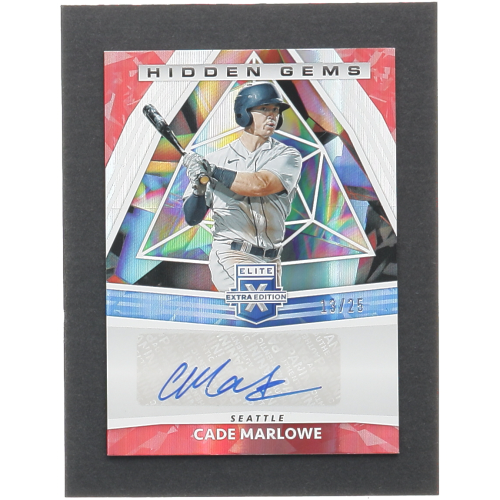 Cade Marlowe 2022 Elite Extra Edition Hidden Gems Autographs Red White ...