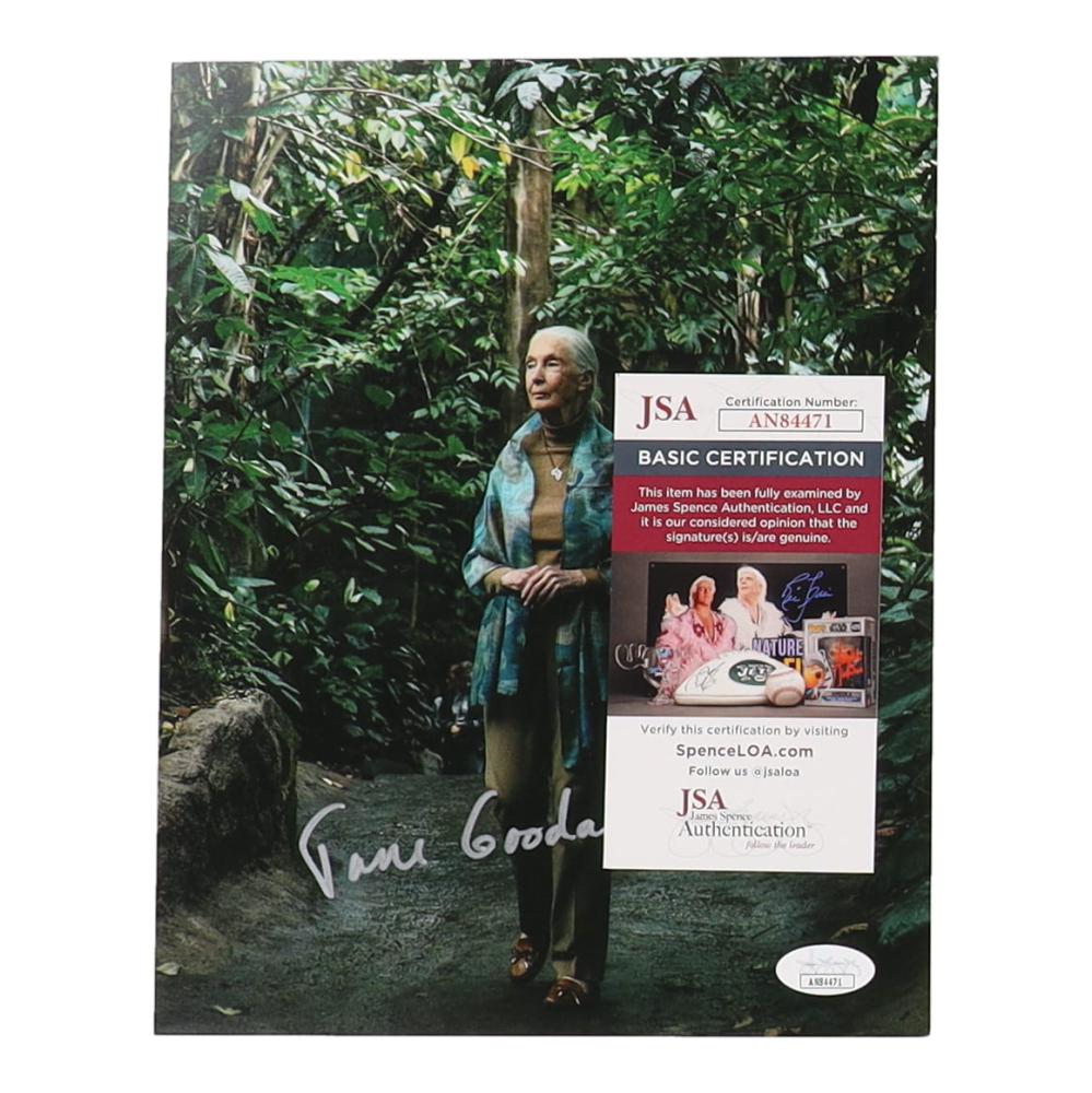 Jane Goodall Signed 8x10 Photo (JSA) | Pristine Auction