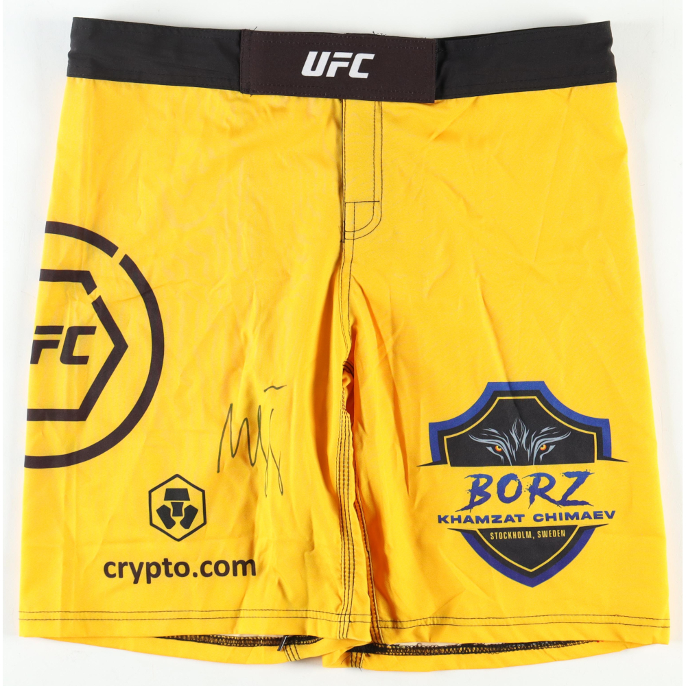 Khamzat Chimaev Signed UFC Trunks (PSA) | Pristine Auction