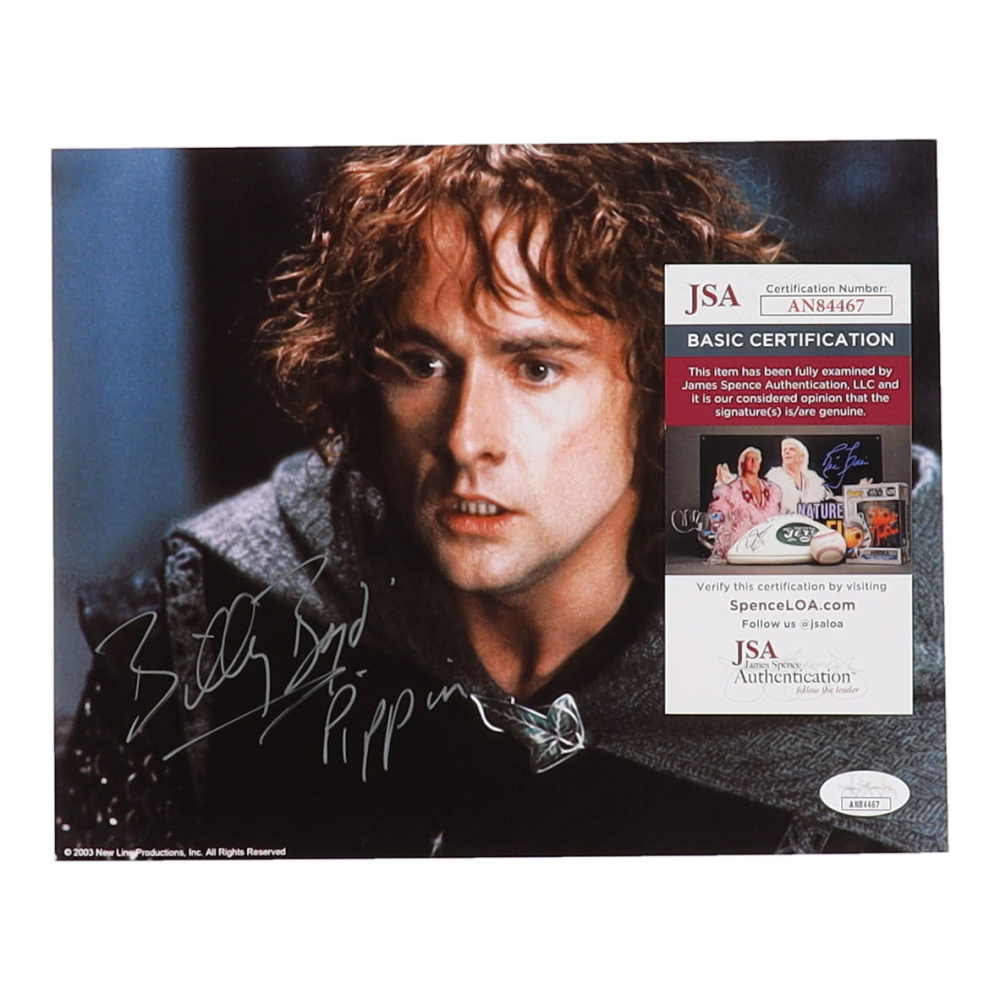 Billy Boyd Signed "The Lord of the Rings: The Fellowship of the Ring ...