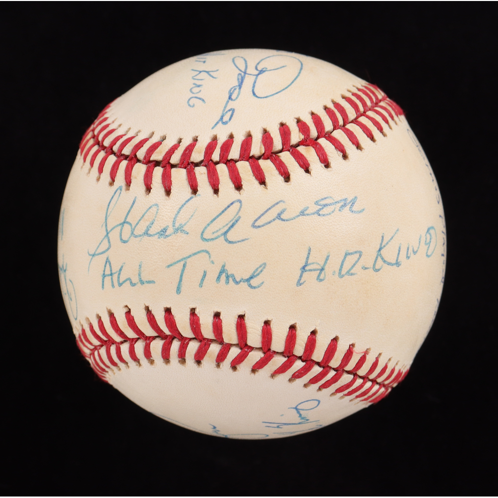 All-Time Baseball Kings ONL Baseball Signed & Inscribed By (5) with ...