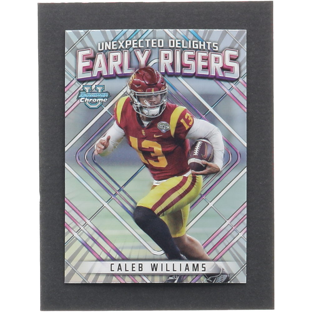 Caleb Williams 2023 Bowman Chrome University Unexpected Delights Early ...