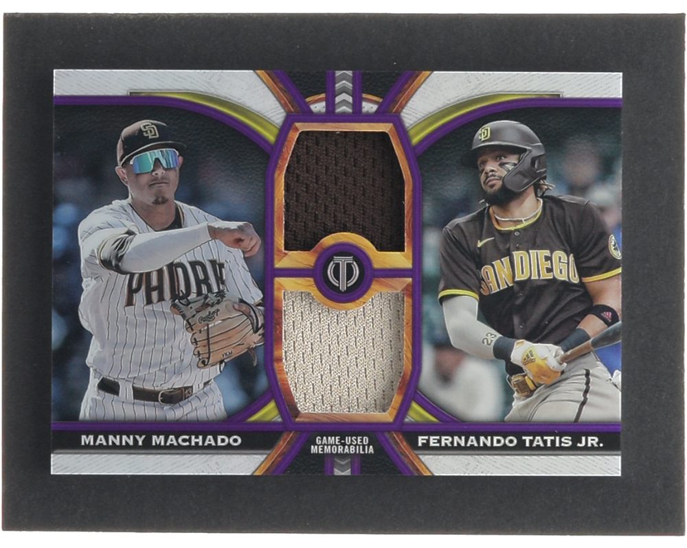 Manny Machado / Fernando Tatis Jr. 2023 Topps Tribute Dual Player ...