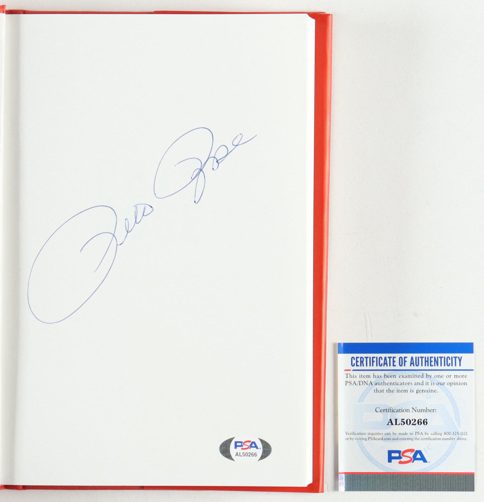 Pete Rose Signed "My Prison Without Bars" Hardcover Book (PSA ...