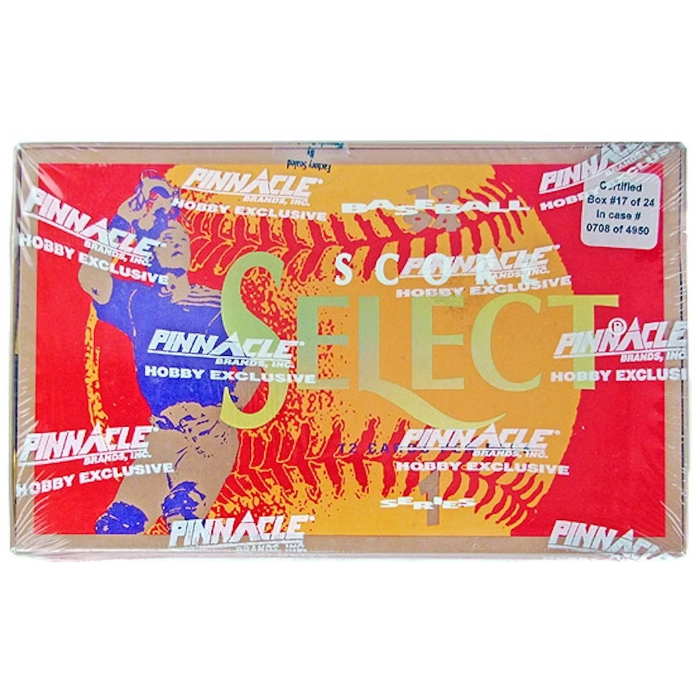 1994 Score Select Series 1 Baseball Hobby Box of (24) Packs | Pristine ...