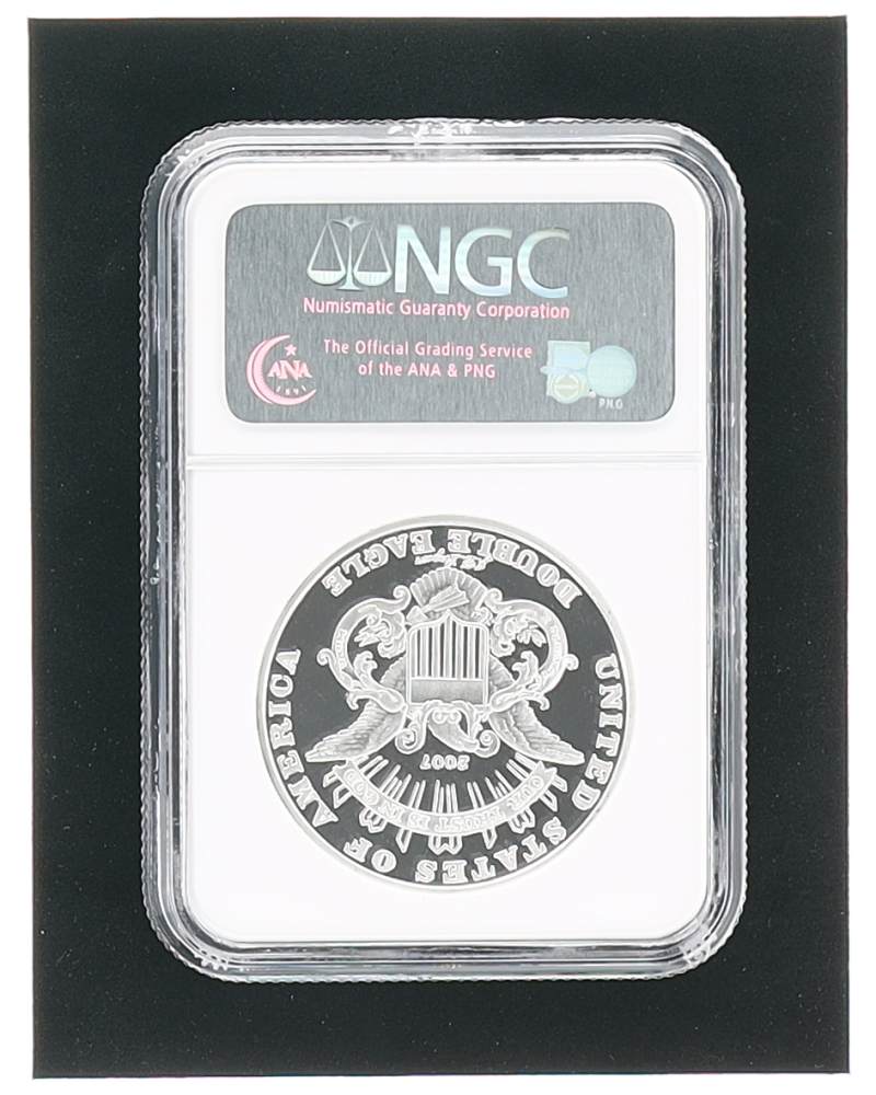 2007 Double Eagle - James B. Longacre "Proposed Motto" Private Issue ...