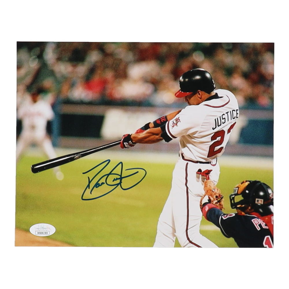 David Justice Signed Braves 8x10 Photo (JSA) | Pristine Auction