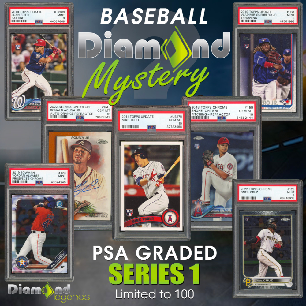 Diamond Mystery Presents PSA Baseball Series 1 Mystery Box! | Pristine ...