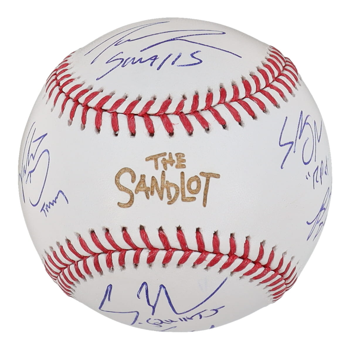 "The Sandlot" OML Baseball Signed by (6) Including Tom Guiry, Chauncey ...