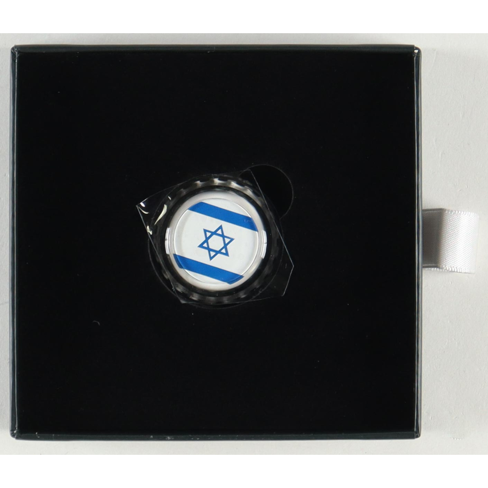 2021 Chad World Landmarks - Israel Proof 6g .999 Silver Proof Bottle ...
