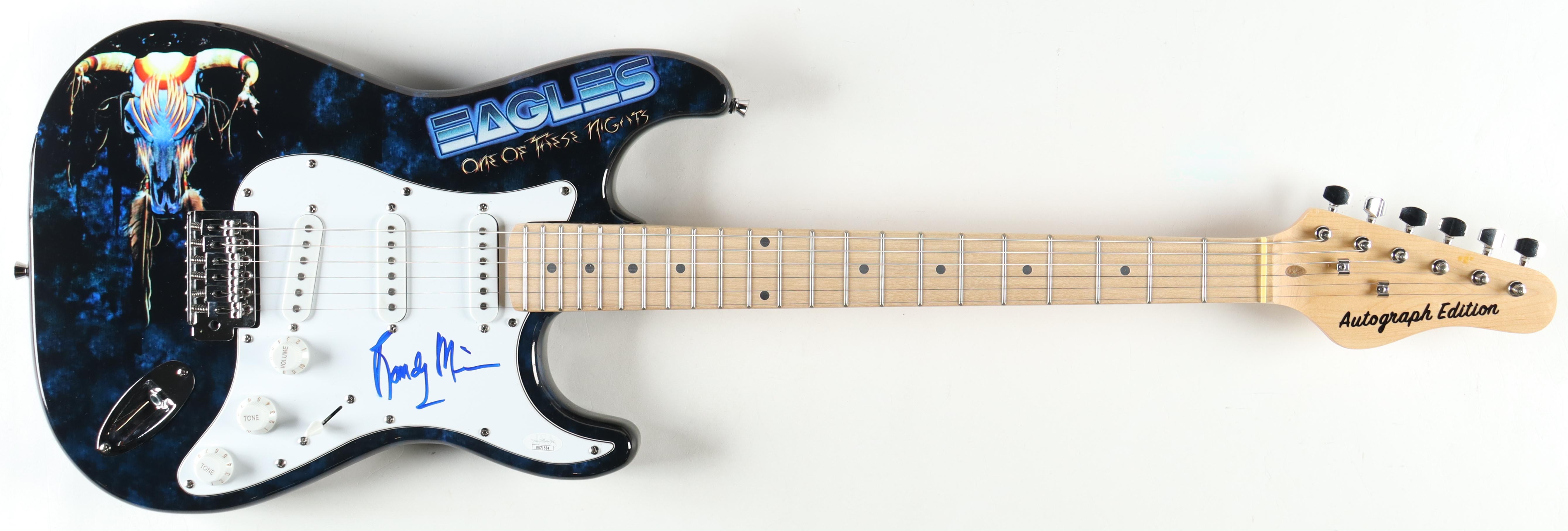 Randy Meisner Signed The Eagles "One Of These Nights" Electric Guitar ...