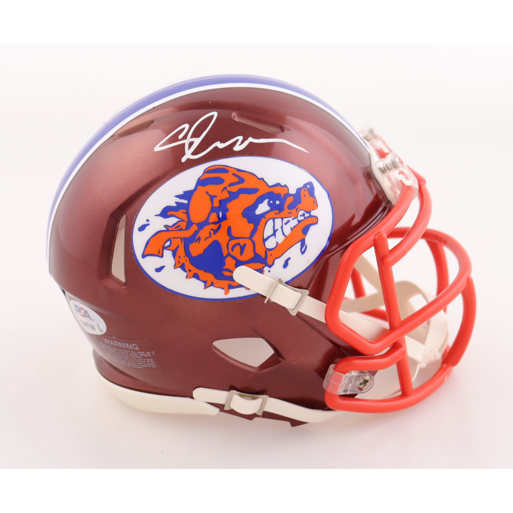 Adam Sandler Signed "Waterboy" Mud Dogs Mini Helmet (PSA) | Pristine ...
