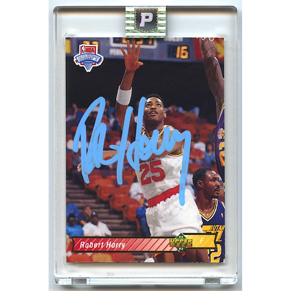 Robert Horry Signed 1992-93 Upper Deck #7 RC (PA Encapsulated ...
