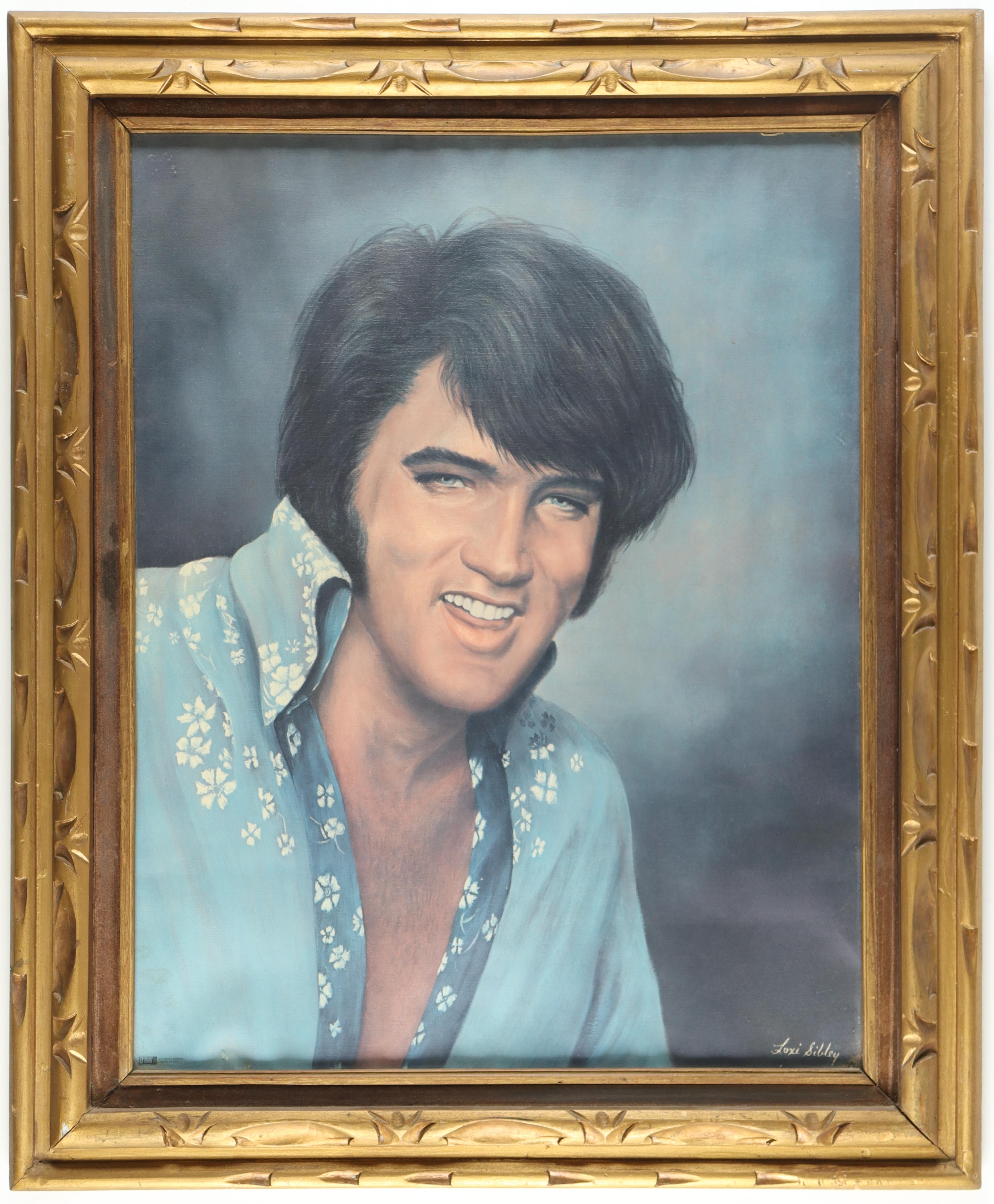 Loxi Sibley "Elvis Presley" Custom Framed Print | Pristine Auction