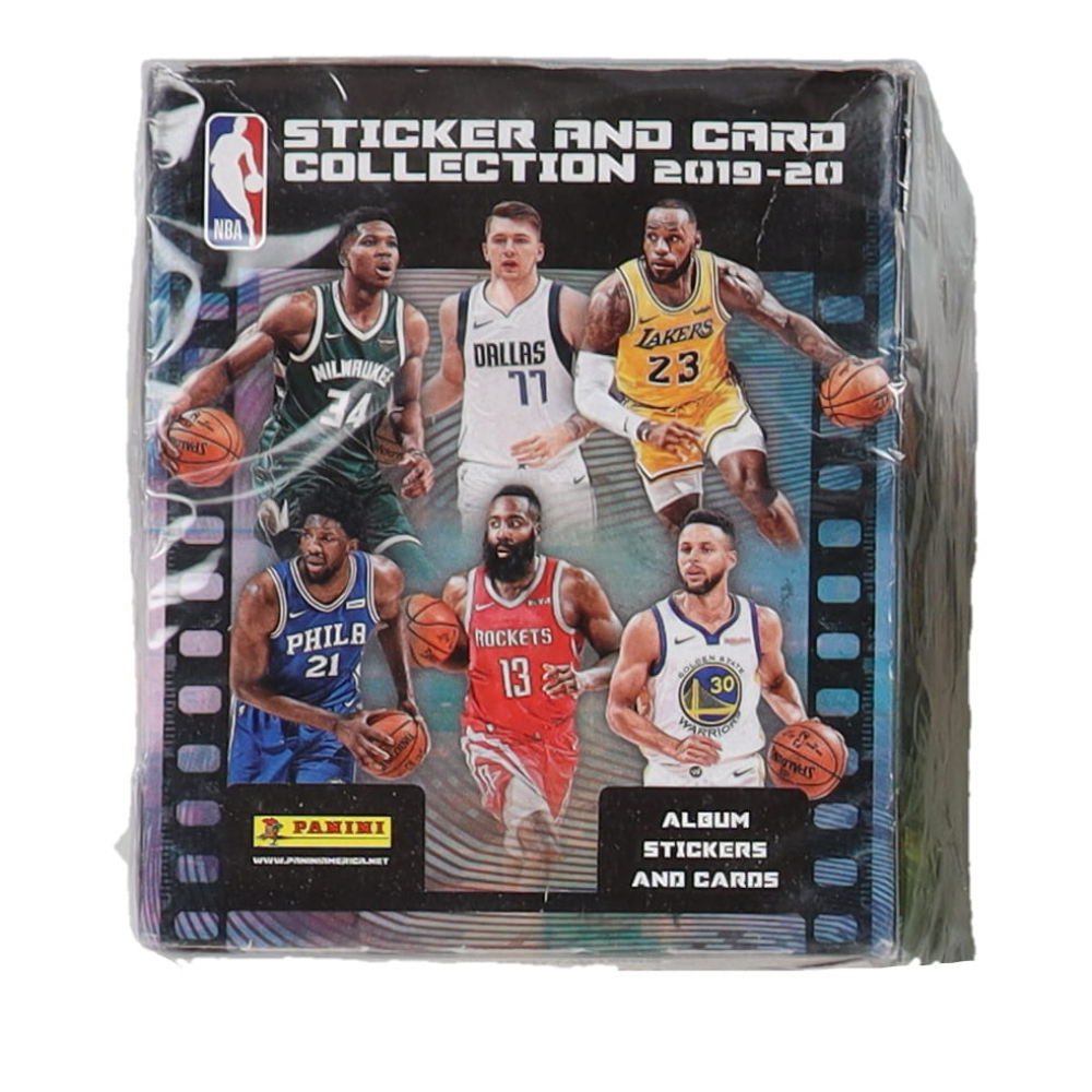 2019-20 Panini NBA Basketball Sticker & Card Collection Box with (50 ...