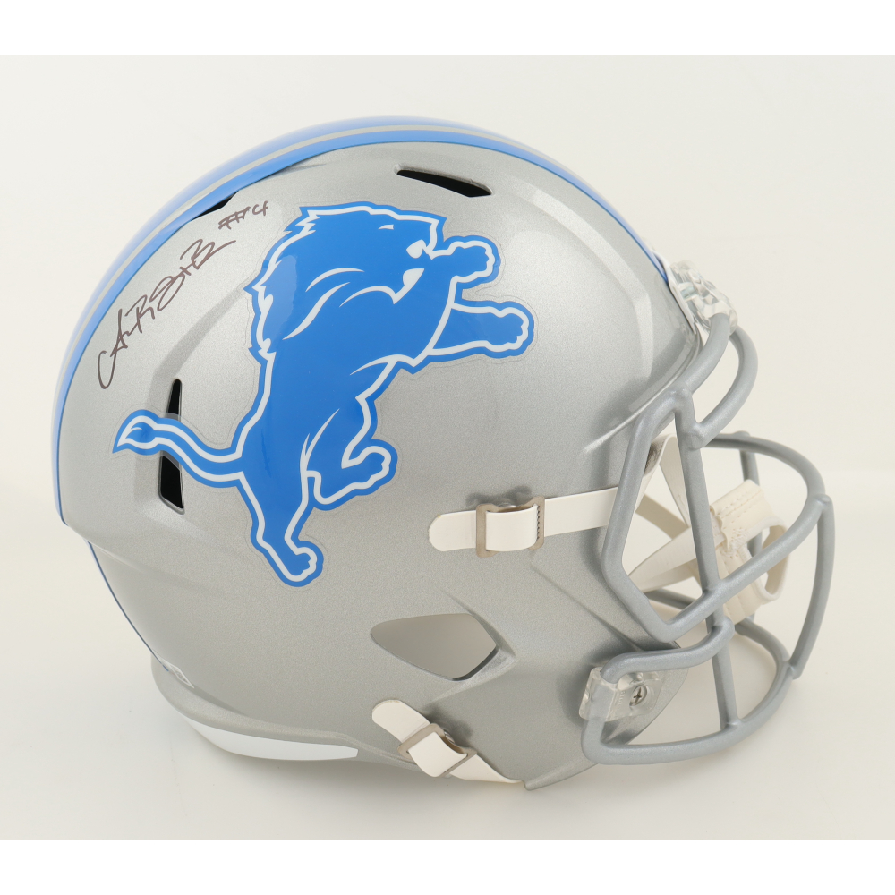 Amon-Ra St. Brown Signed Lions Full-Size Speed Helmet (Beckett ...