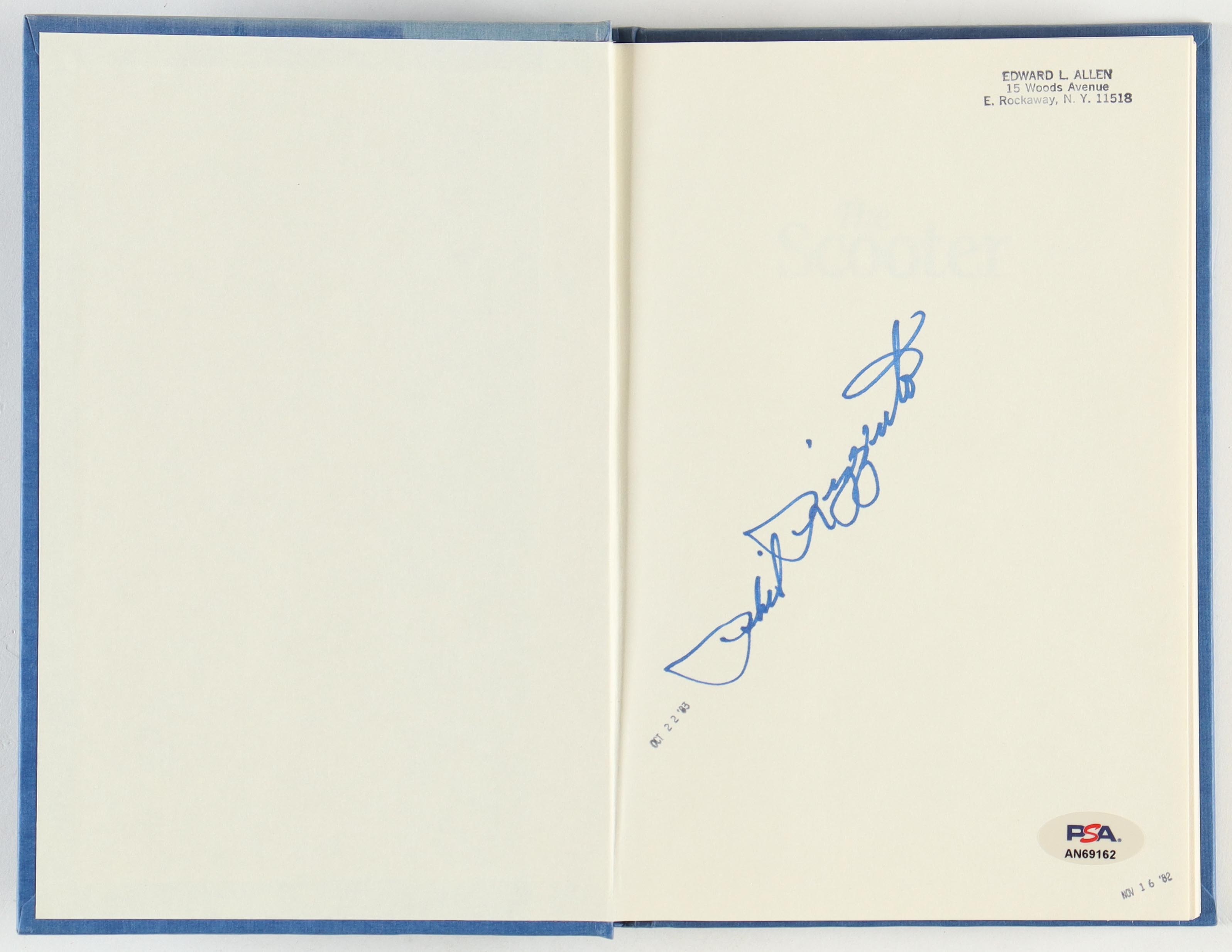 Phil Rizzuto Signed "The Scooter" Hardcover Book (PSA) | Pristine Auction