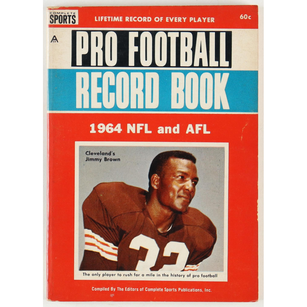 Vintage 1964 NFL & AFL Football Pro Record Book | Pristine Auction