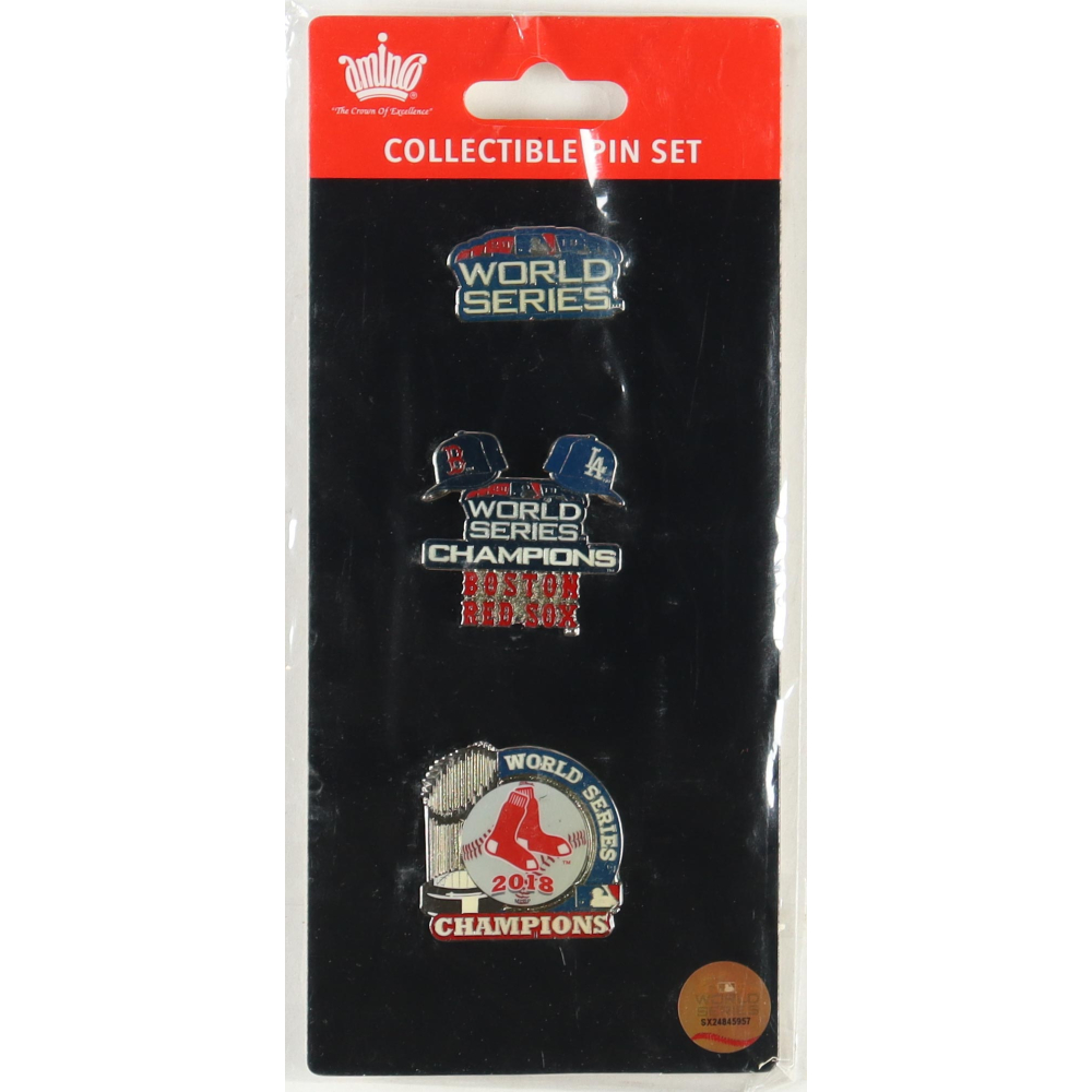 Boston Red Sox Original 2018 World Series Pin Set | Pristine Auction