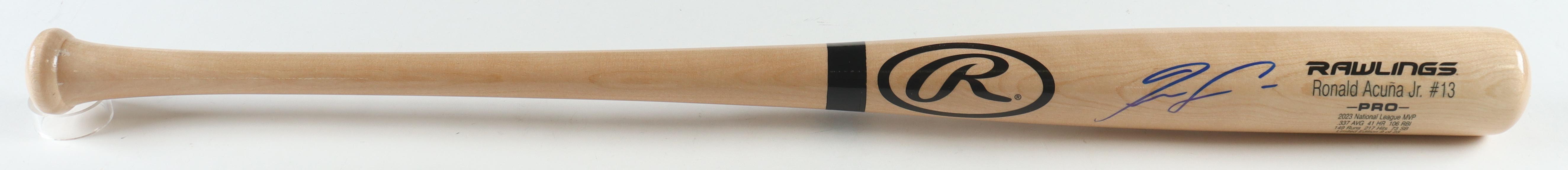 Ronald Acuna Jr. Signed 2023 NL MVP LE Rawlings Pro Player Model ...