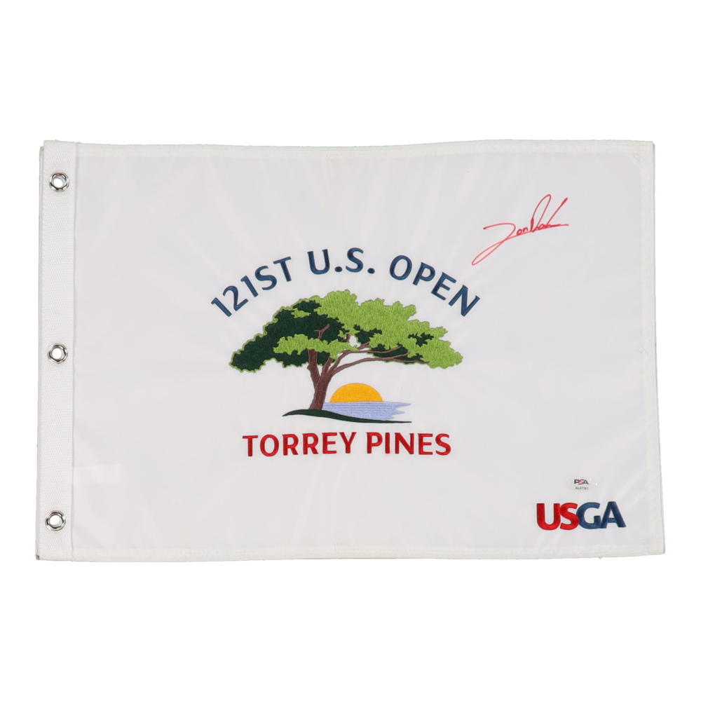 Jon Rahm Signed 121st U.S. Open Flag (PSA) | Pristine Auction