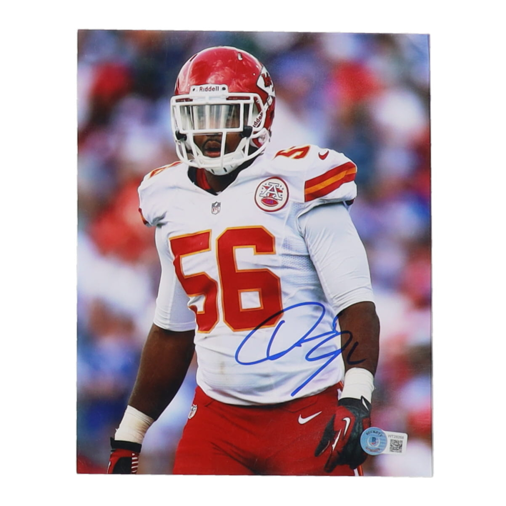 Derrick Johnson Signed Chiefs 8x10 Photo (Beckett) | Pristine Auction