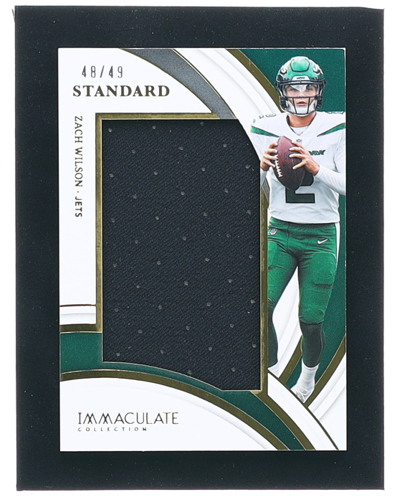 Zach Wilson 2022 Immaculate Collection Immaculate Standard Jerseys #9 ...