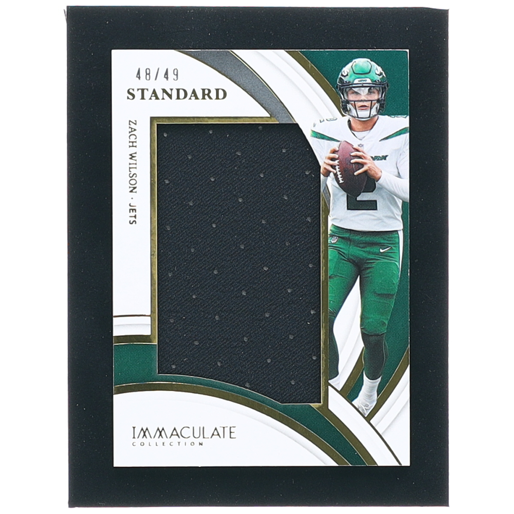Zach Wilson 2022 Immaculate Collection Immaculate Standard Jerseys #9 ...